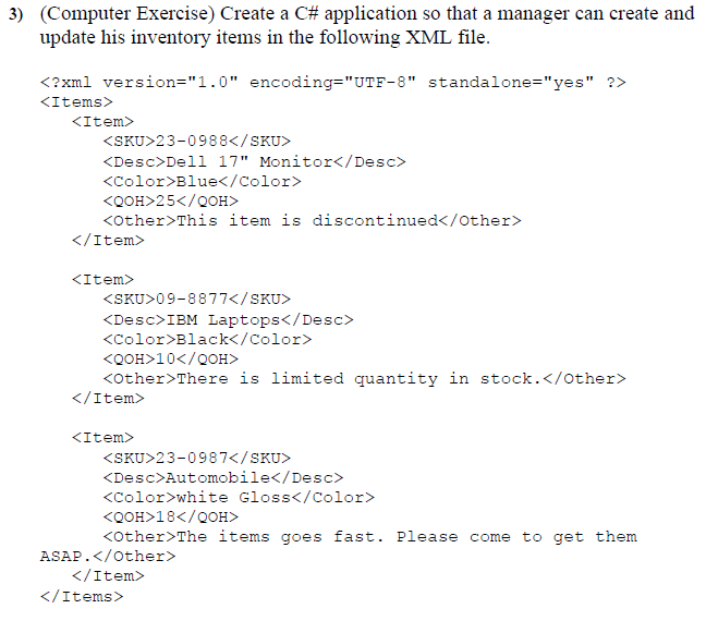 Solved 3) (Computer Exercise) Create a C# application so | Chegg.com