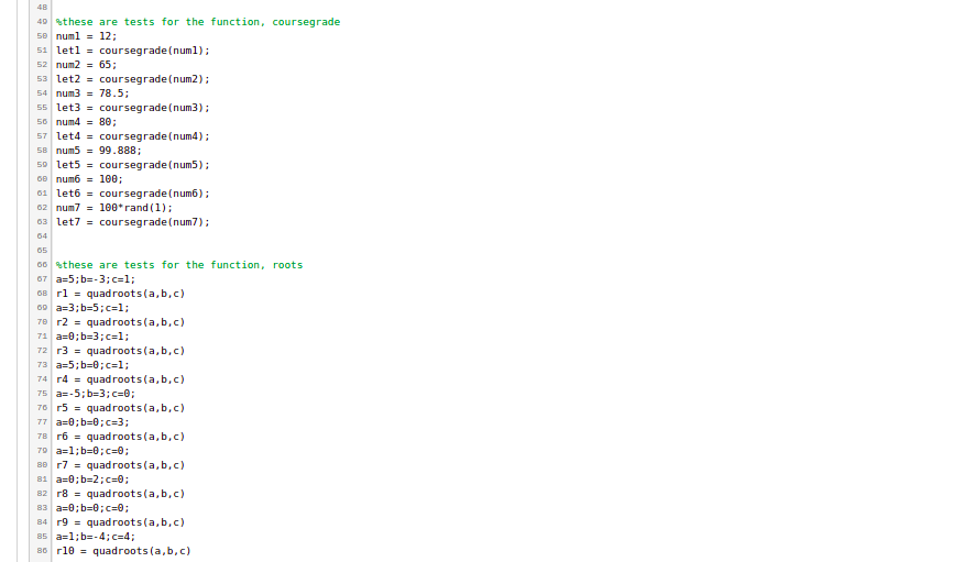 Solved d) Where indicated at the bottom of the script, write | Chegg.com