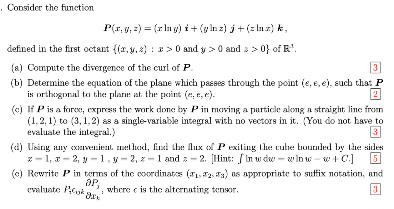Solved evaluate Pitijk auk . Consider the function P(x, y, | Chegg.com