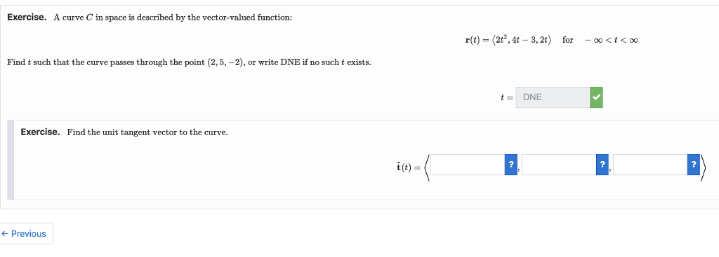 Solved Exercise. A curve C in space is described by the | Chegg.com