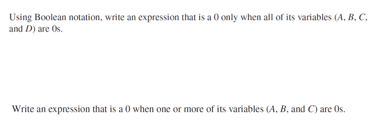 Solved All Boolean expressions can be implemented with (a) | Chegg.com