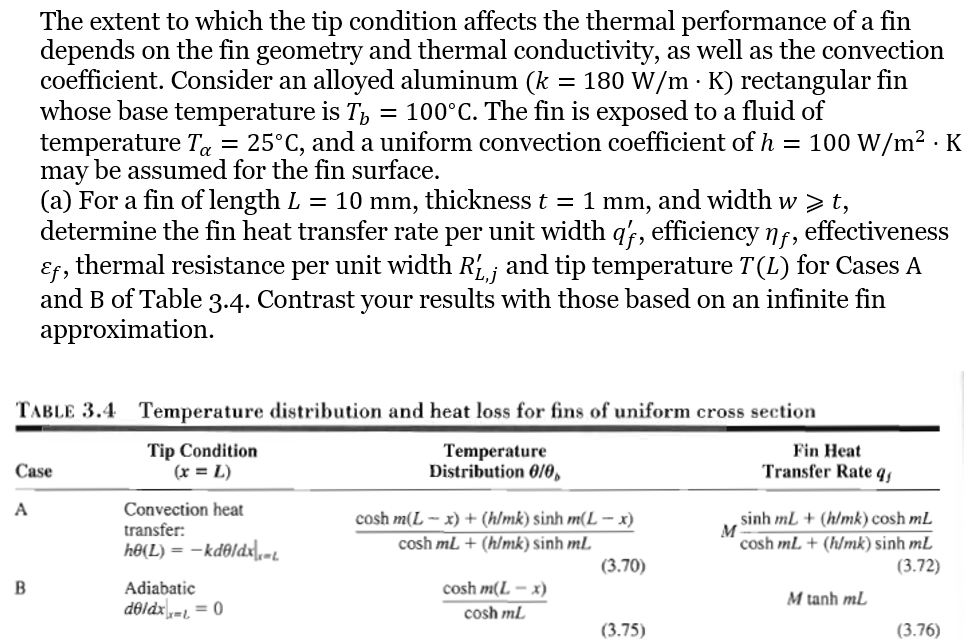 Solved The extent to which the tip condition affects the | Chegg.com