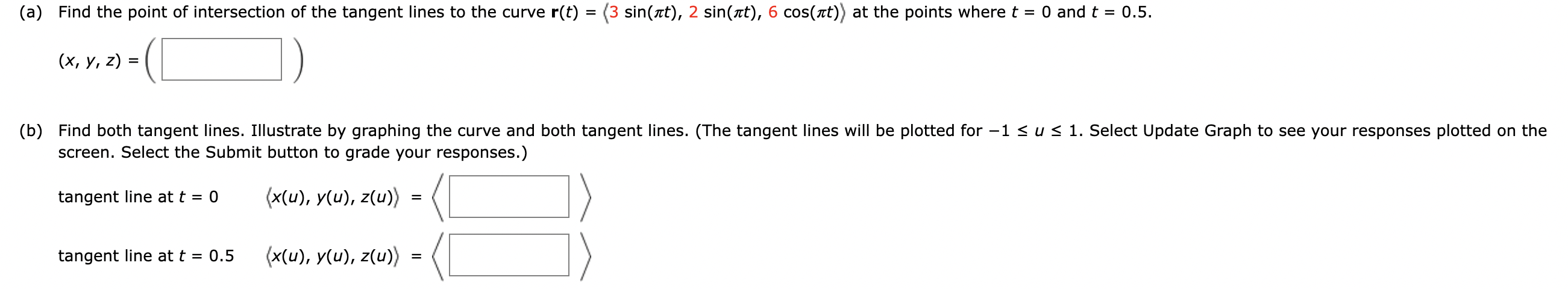 Solved (a) Find the point of intersection of the tangent | Chegg.com