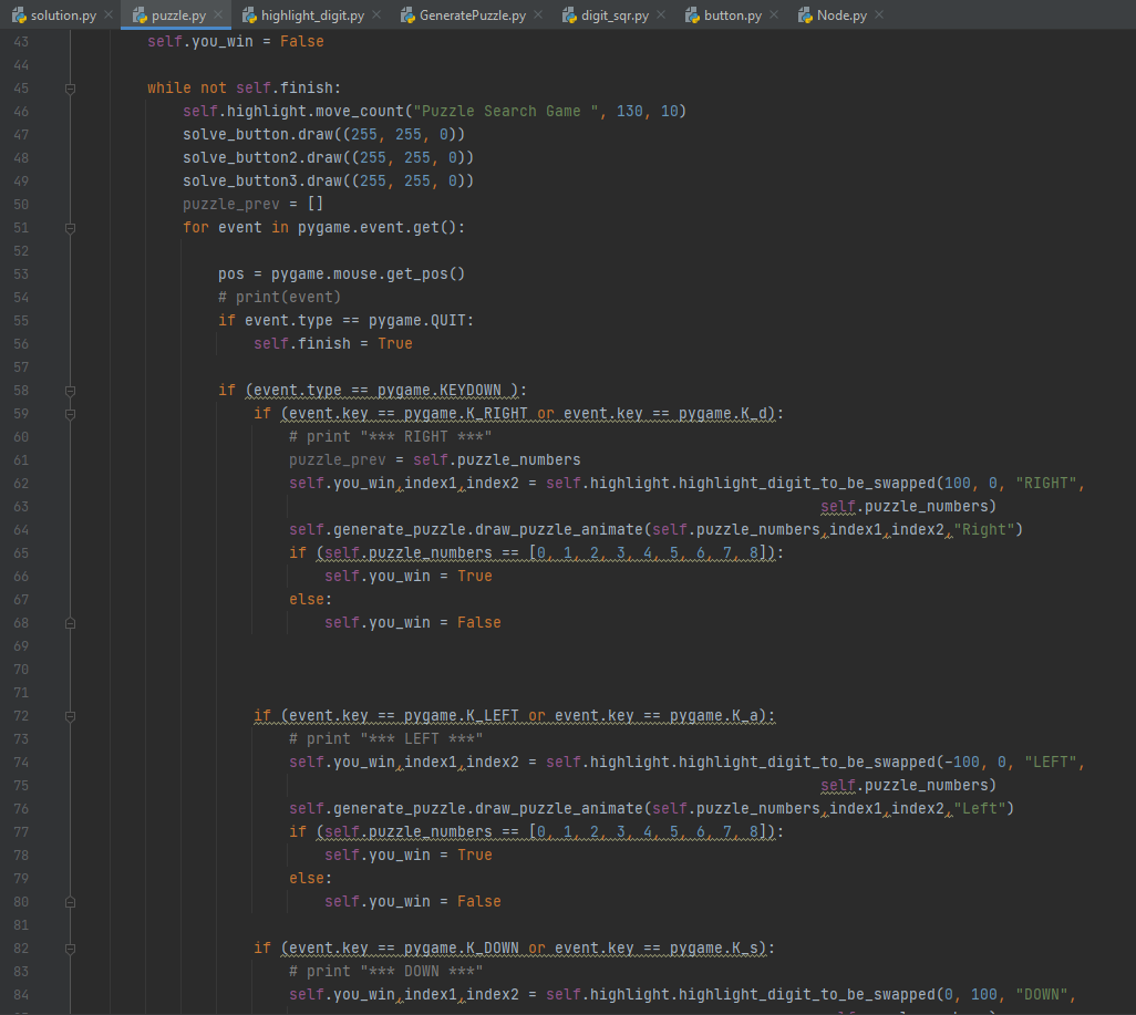 solution.py to puzzle.py to highlight_digit.py | Chegg.com