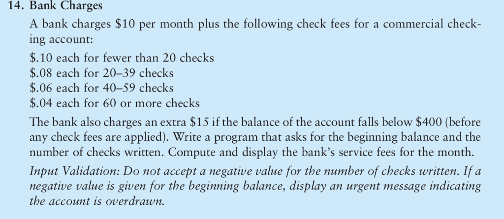 Solved I need help checking my logic and syntax in this | Chegg.com
