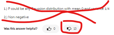 Solved 2 points possible (graded) Let P be a distribution | Chegg.com