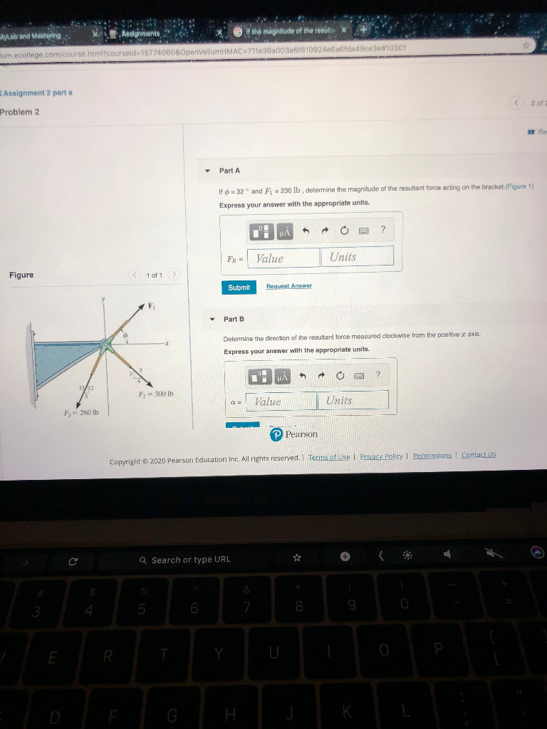 Solved Mylab and Mastering Assignments if the magnitude of | Chegg.com