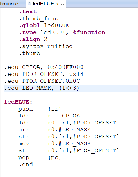 Solved Below is my screenshot for the Main.c file and the | Chegg.com