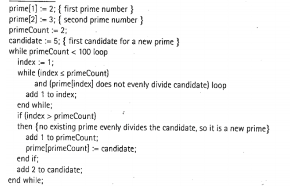 Solved There are many ways to determine prime numbers. Here | Chegg.com