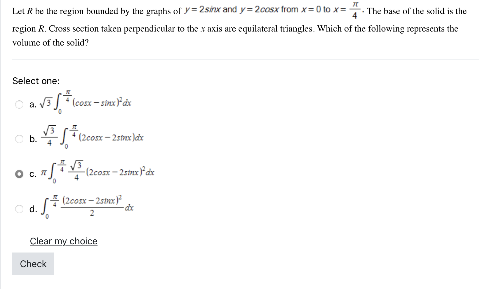 Solved Tt Let R Be The Region Bounded By The Graphs Of Y 2