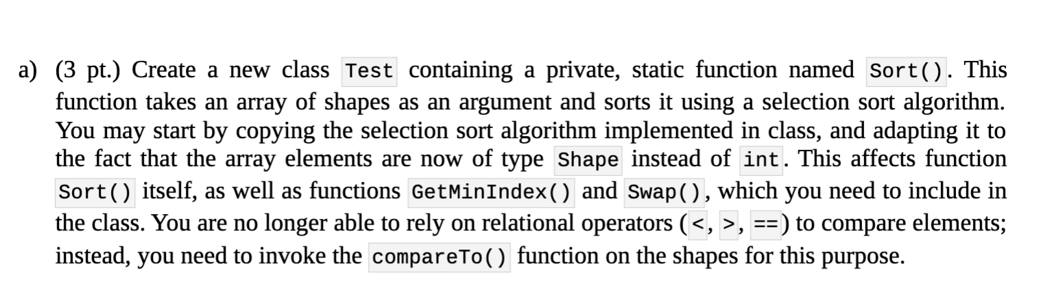 Solved 1 public class Circle extends Shape{ private double | Chegg.com