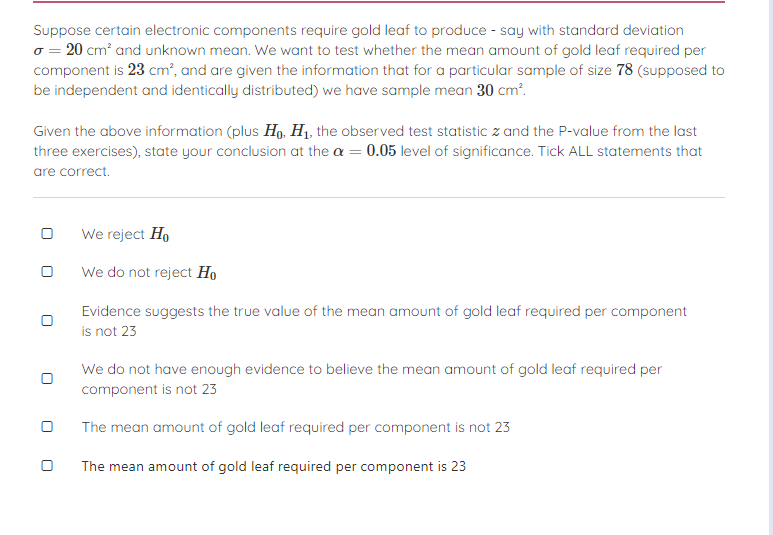 Solved Suppose certain electronic components require gold | Chegg.com