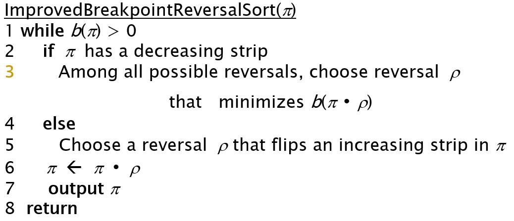Solved 12. How many reversals does the IMPROVED | Chegg.com