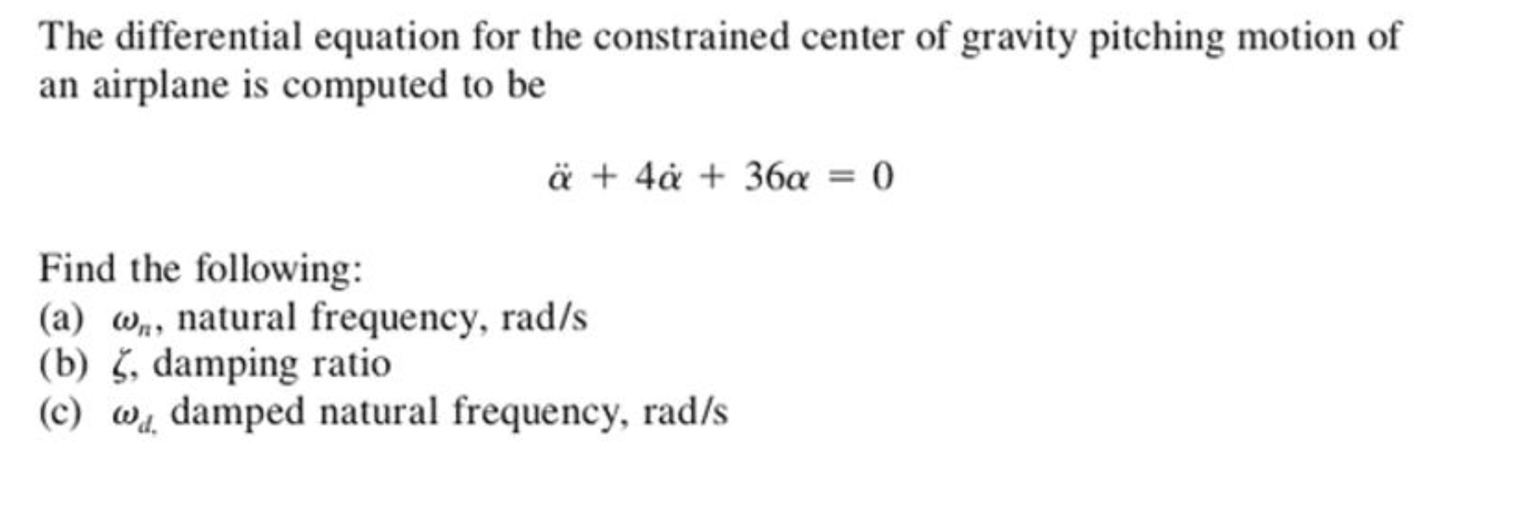 Solved The differential equation for the constrained center | Chegg.com