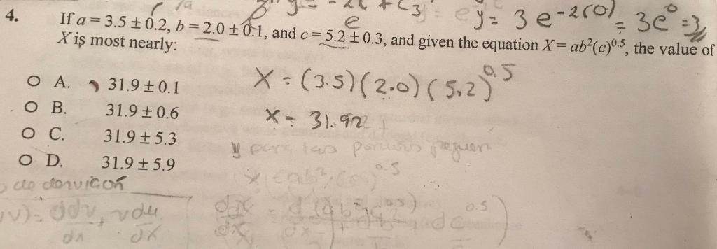 Solved 9= 30-2001:36:3 4. If a=3.5 -0.2, b = 2.0 + 0.1, and | Chegg.com