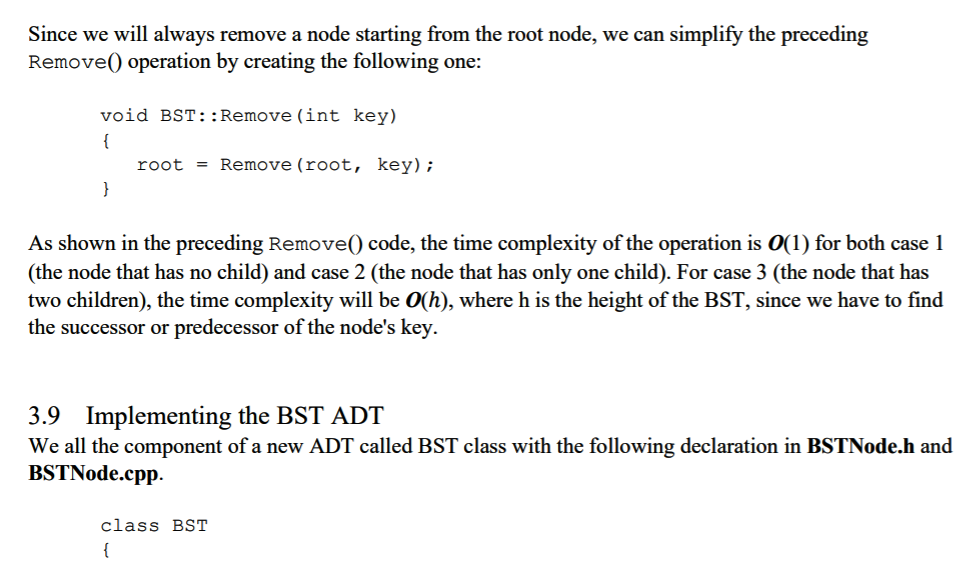 Solved 31 Create A Bst In C Create The Files Bstnodeh 