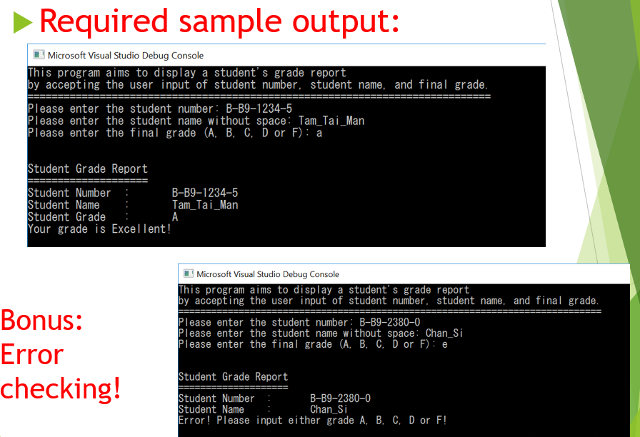 Solved Student Grade Report Application Write a C++ program | Chegg.com