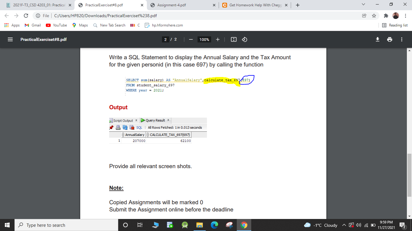 Solved Create the following table structure and populate the | Chegg.com
