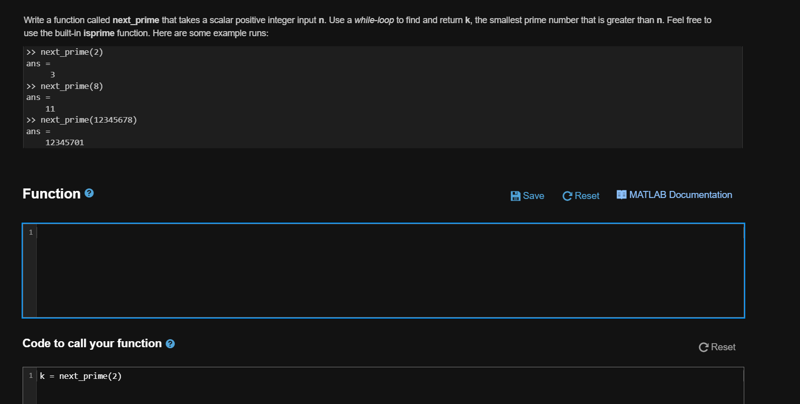 Solved Write a function called next_prime that takes a | Chegg.com