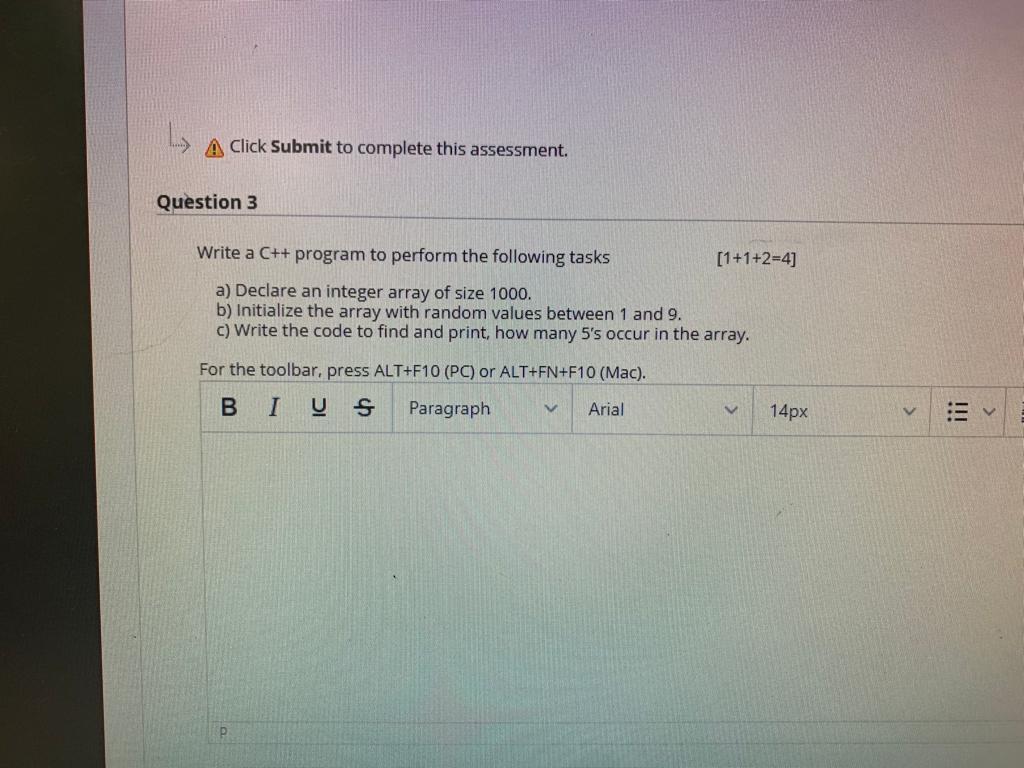 Solved A Click Submit to complete this assessment. Question | Chegg.com