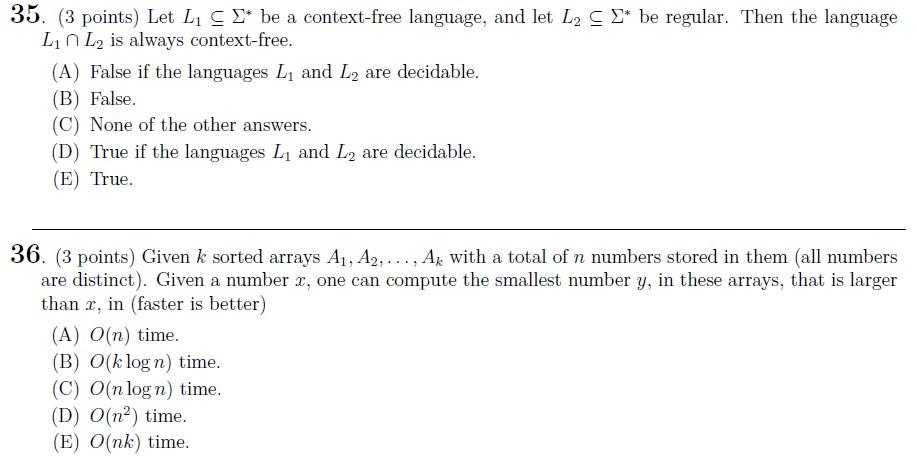 Solved 2. (3 points) Let P1,…,Pk+1 be k+1 decision problems. | Chegg.com