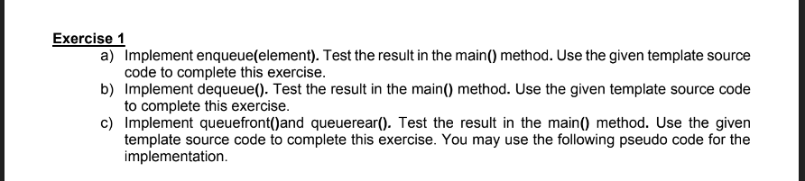 Solved Queuepublic class Queue {/** The underlying singly | Chegg.com