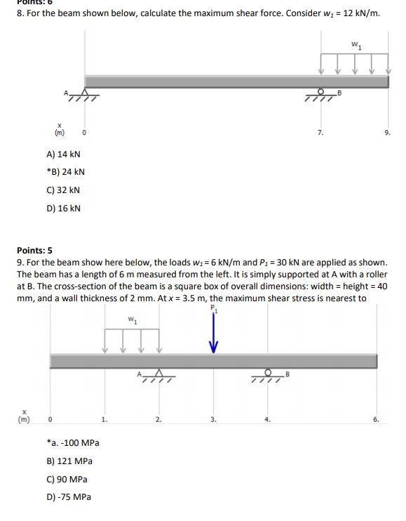 Solved Points: 4 4. A pin having diameter d = 24 mm is | Chegg.com