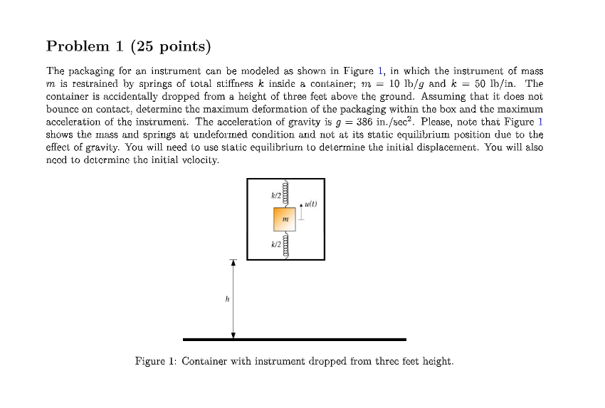 [Solved]: CIVIL/STRUCTURAL ENGINEERING: Problem 1 (25 poin