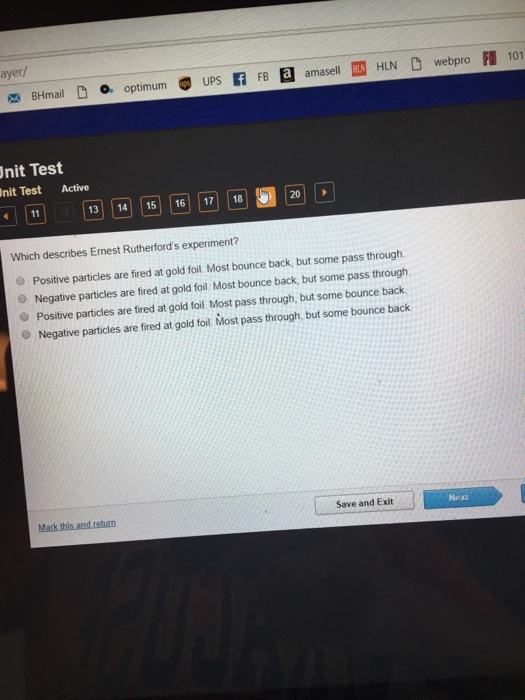 Solved ayer/ nit Test nit Test Active 13 14 15 16 17 18 20 | Chegg.com