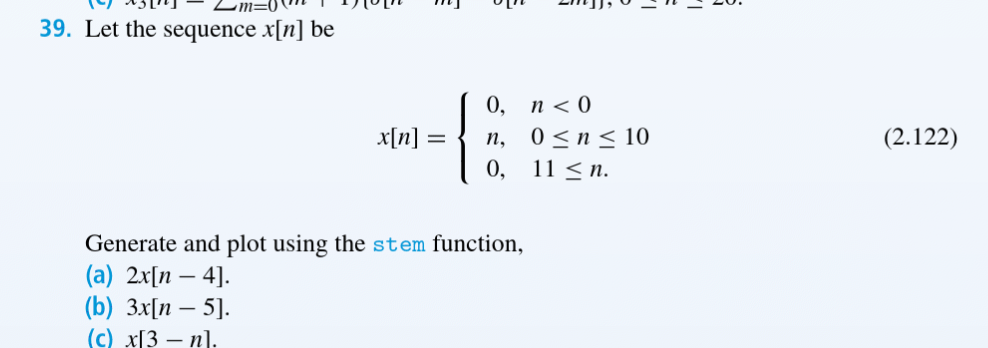 Solved Let the sequence x[n] | Chegg.com