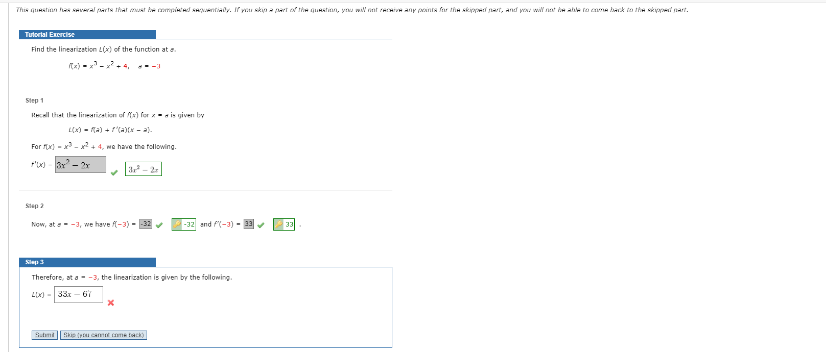 Solved This question has several parts that must be | Chegg.com