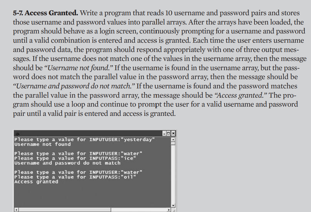 Solved IN VISUAL LOGIC ONLY, SHOW THE FLOWCHART FOR:5-7. | Chegg.com
