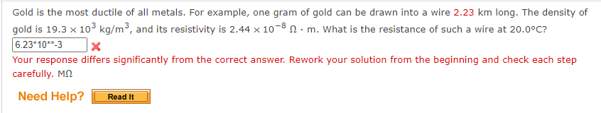 Solved Gold is the most ductile of all metals. For example, | Chegg.com