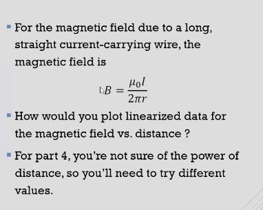 Solved Part 4: Determine the distance dependence of a | Chegg.com