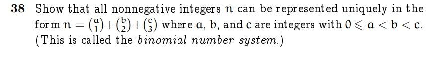 Solved 38 Show that all nonnegative integers n can be | Chegg.com