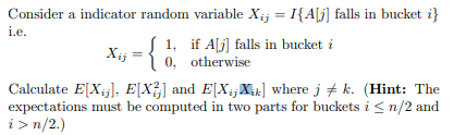 Solved Consider generating an array A[1..n] of n real | Chegg.com