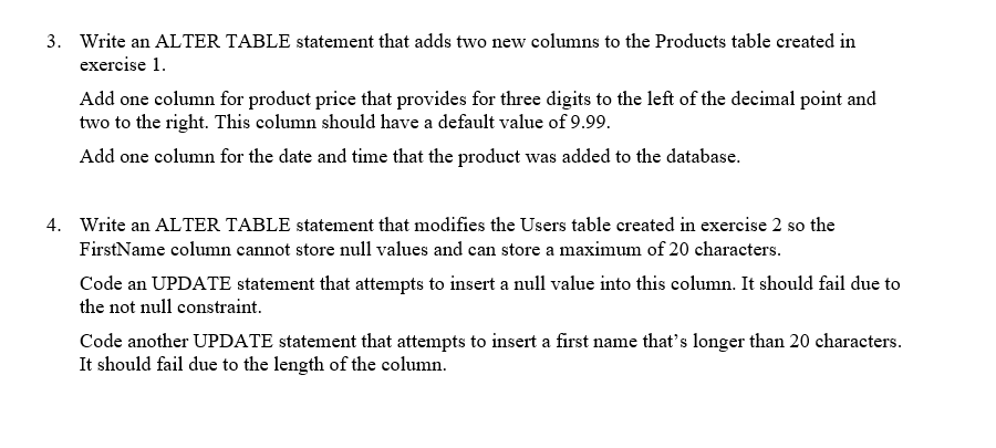 Solved 4 Part Question 1 Write A Script That Implements The 
