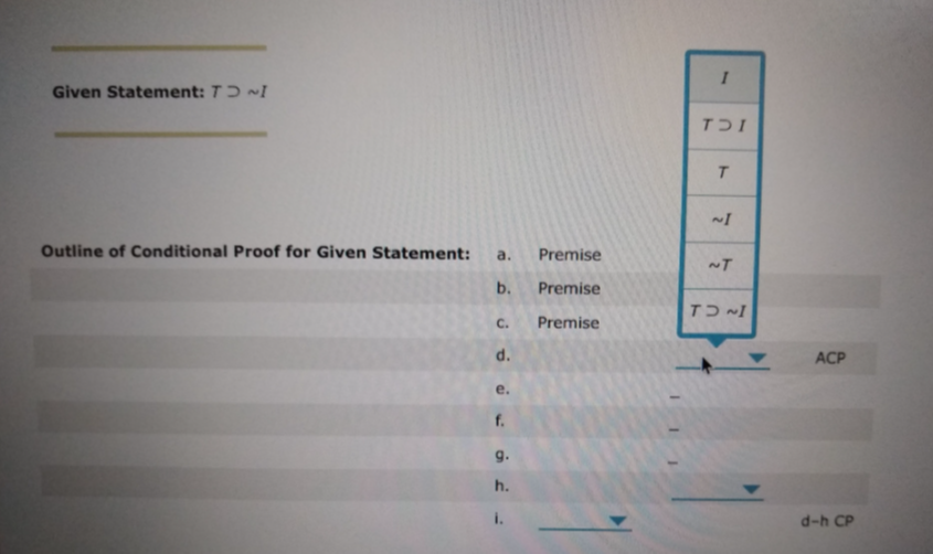 Solved 1 The Conditional Proof Method (CP) The conditional | Chegg.com