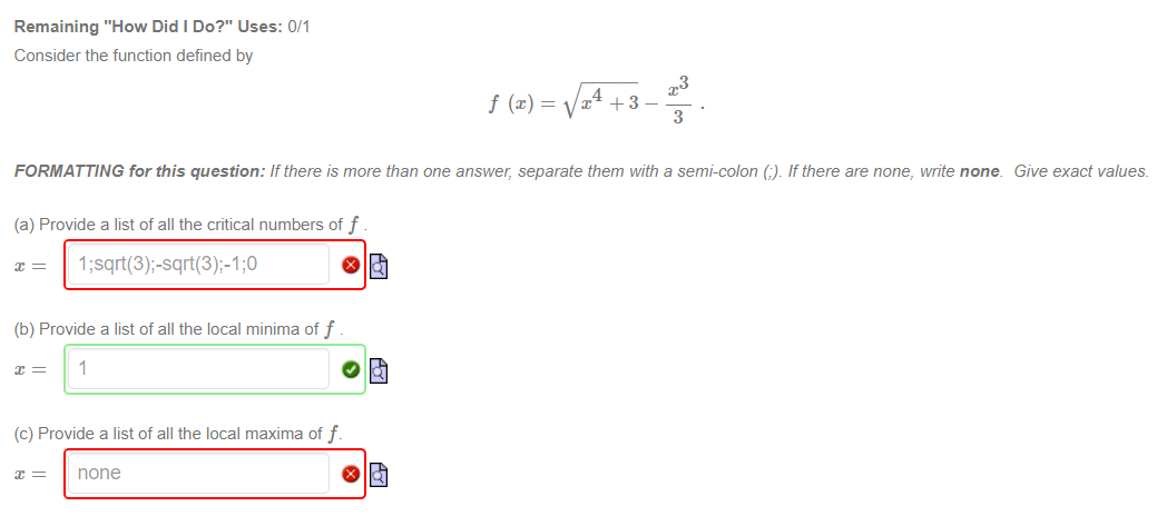 Solved Remaining "How Did I Do?" Uses: 0/1 Consider the | Chegg.com