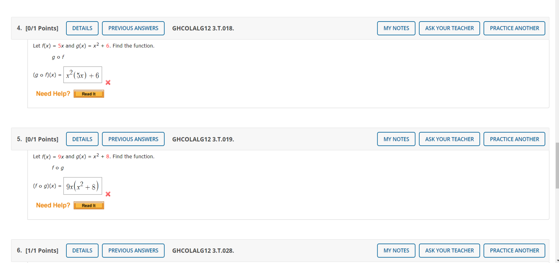 Solved 4. [0/1 Points] DETAILS PREVIOUS ANSWERS GHCOLALG12 | Chegg.com