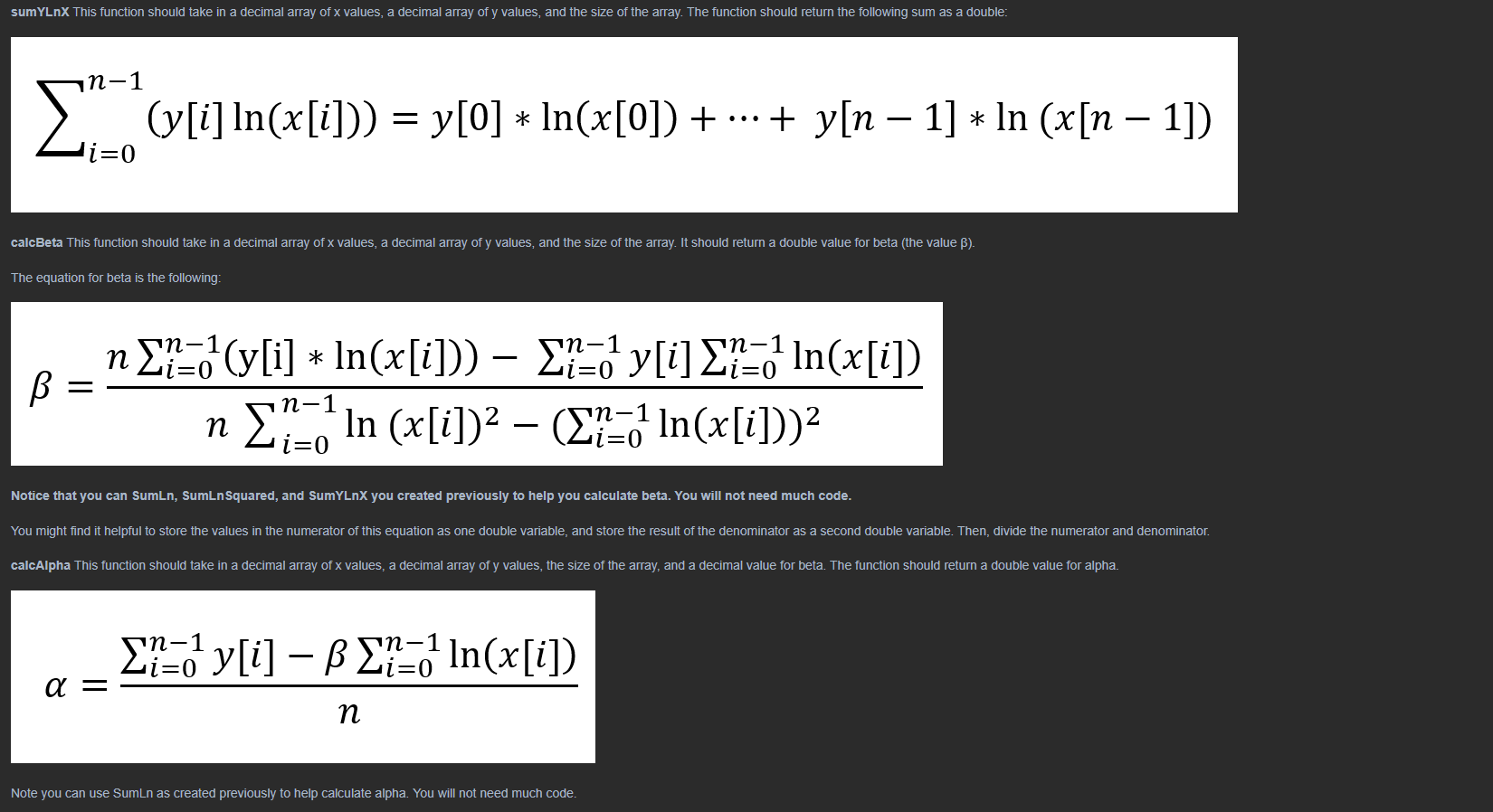\#Part 2: Performing Logarithmic Regression with | Chegg.com