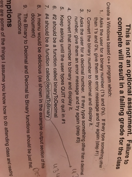 Solved This is not an optional assignment. Failure to | Chegg.com