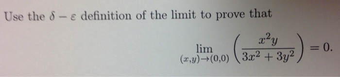 Solved Use the δ-ε definition of the limit to prove that 2 | Chegg.com