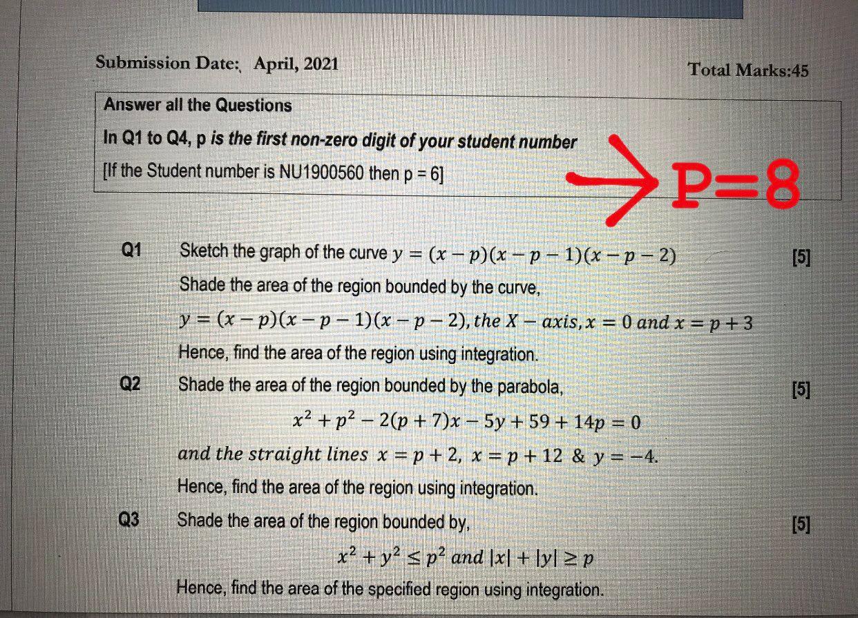 Solved Submission Date: April, 2021 Total Marks:45 Answer | Chegg.com