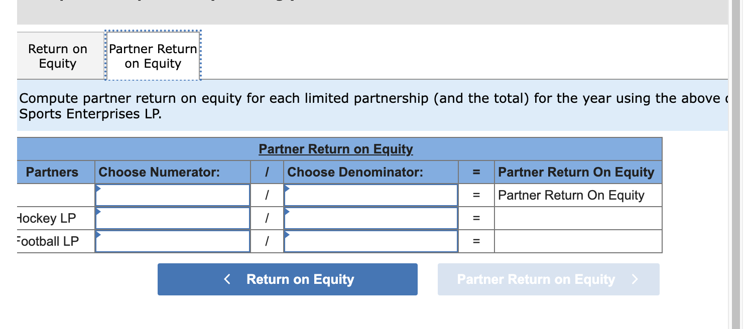 Solved gged Sports Enterprises LP is organized as a limited | Chegg.com
