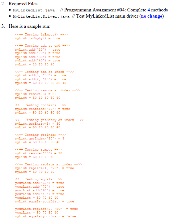 Solved 1. Complete four methods in Java program | Chegg.com