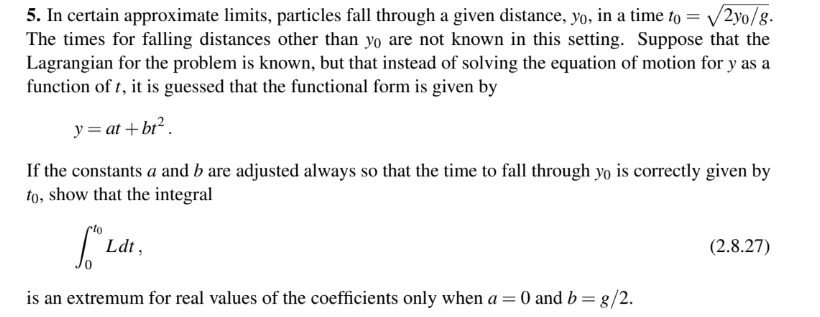 Solved Variational Principles and Lagrange's Equations. | Chegg.com