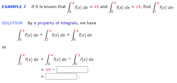 Solved 3 EXAMPLE 7 If it is known that 6.** f(x) dx = 19 and | Chegg.com Solved 3 EXAMPLE 7 If it is known that 6.** f(x) dx = 19 and | Chegg.com