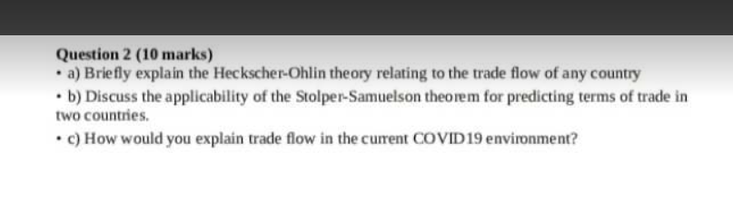 Solved Question 2 (10 marks) - a) Briefly explain the | Chegg.com
