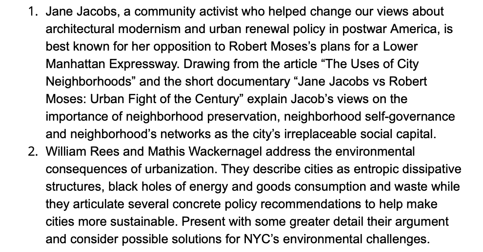 1. Jane Jacobs, a community activist who helped | Chegg.com